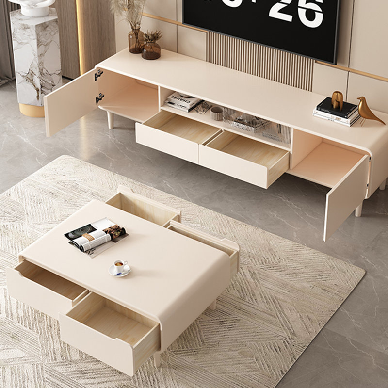 Entertainment unit coffee table set store
